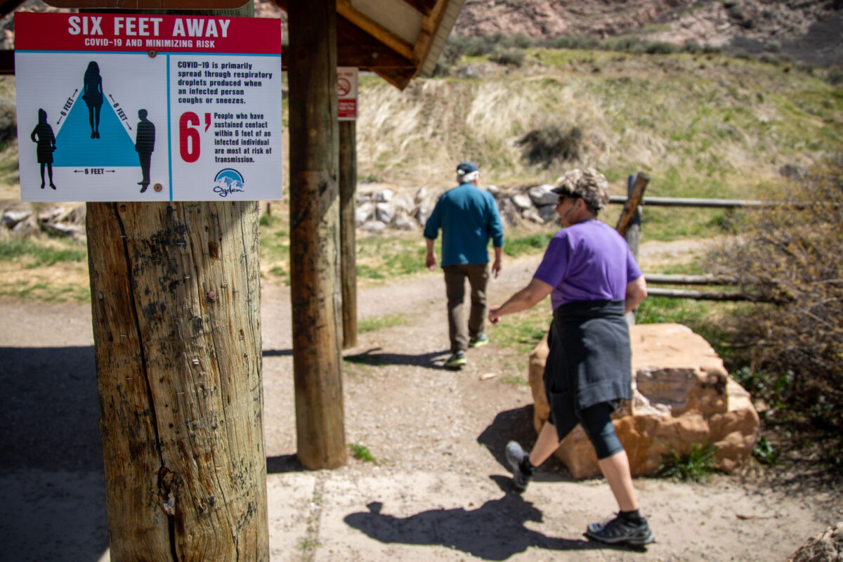 Even on Northern Utah’s trail vistas, proper social distancing takes ...
